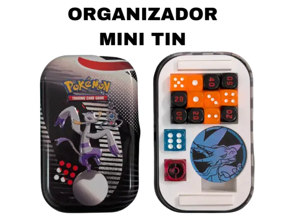 Organizador Mini Tin Pokémon TCG | 7 Colores | Grand Forge